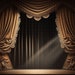6 Pack Golden Fancy Theater Stage Backdrops for Composite - Etsy