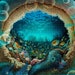 Mermaid Cove Digital Backdrop for Composite Photography, Mermaid ...