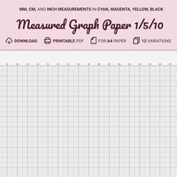 Millimeter Graph Paper Printable, A4, 10 Mm Margin, Guides at 1/10/50 ...