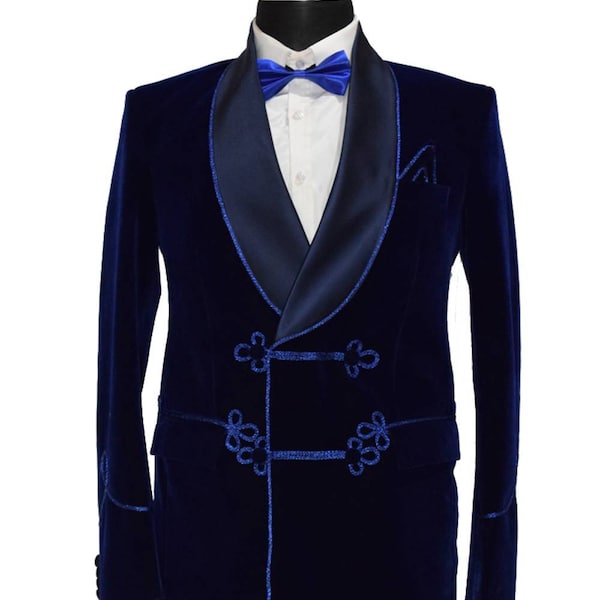 Royal Blue Dinner Jacket Men - Etsy
