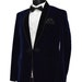 Men Navy Blue Smoking Jackets Wedding Dinner Party Wear Coat Blazers - Etsy