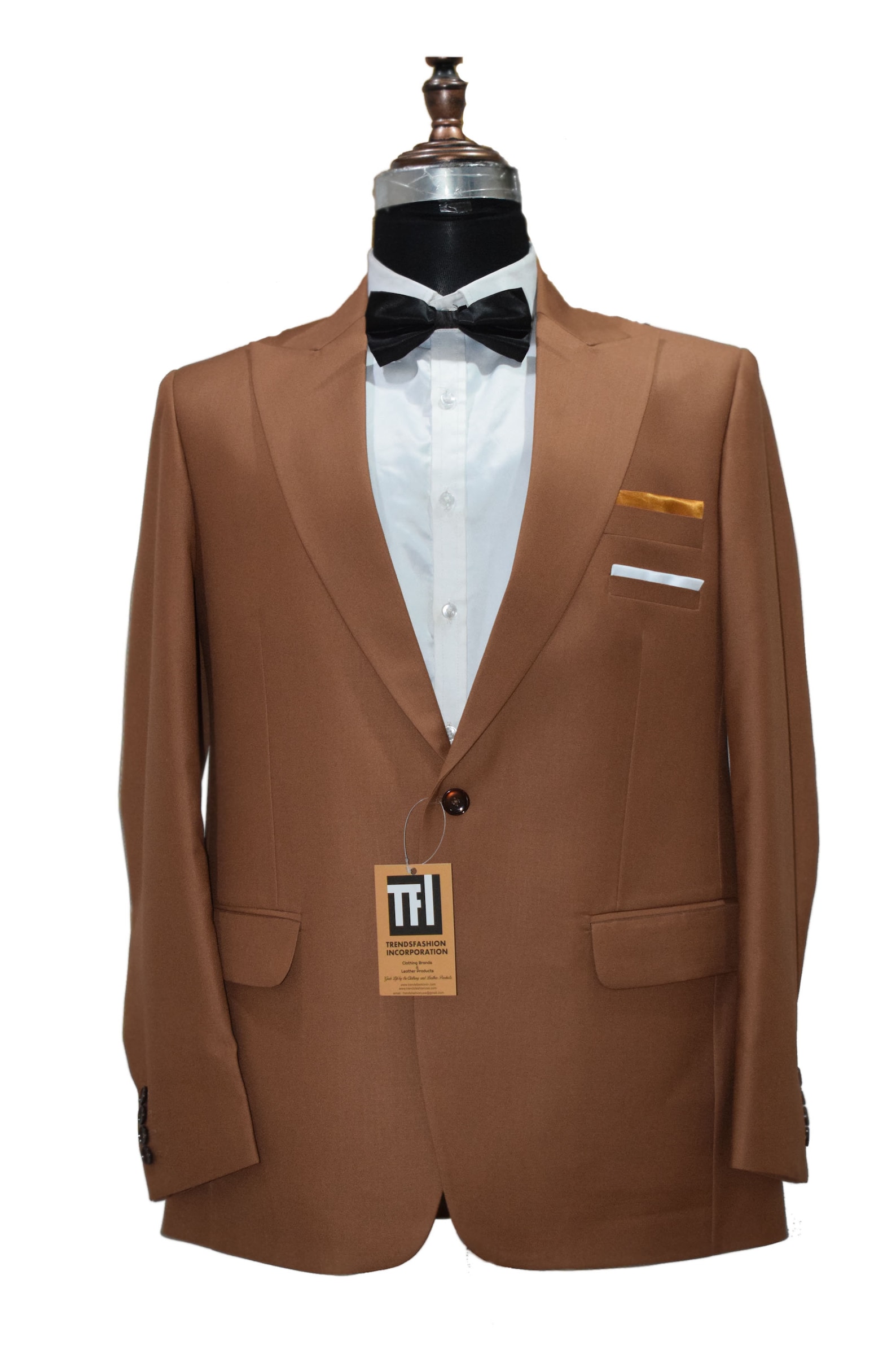 Man Brown Suits Wedding Dinner Prom Party Wear Suits ( Coat + Pants) - Etsy