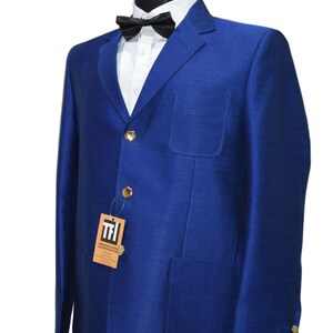 Men Blue Blazer Designer 3 Button Wedding Party Wear Coat - Etsy