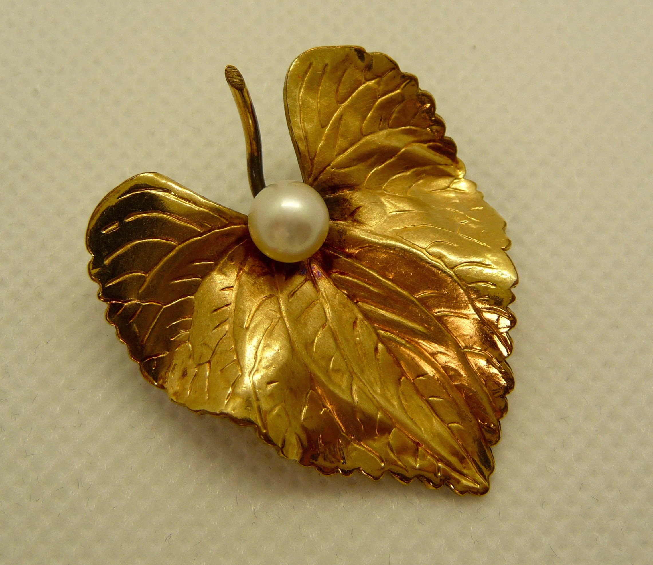 Vintage Winard 12K Gold Filled Leaf Pin/pendant - Etsy