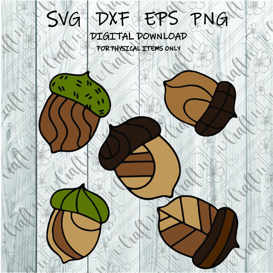 Acorn Svg - Acorn Clip Art - Acorn Cut Files - Fall Svg - Fall Clip Art ...