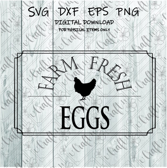 Farm Fresh Eggs Sign SVG farm Fresh Chicken Sign SVG Farm | Etsy