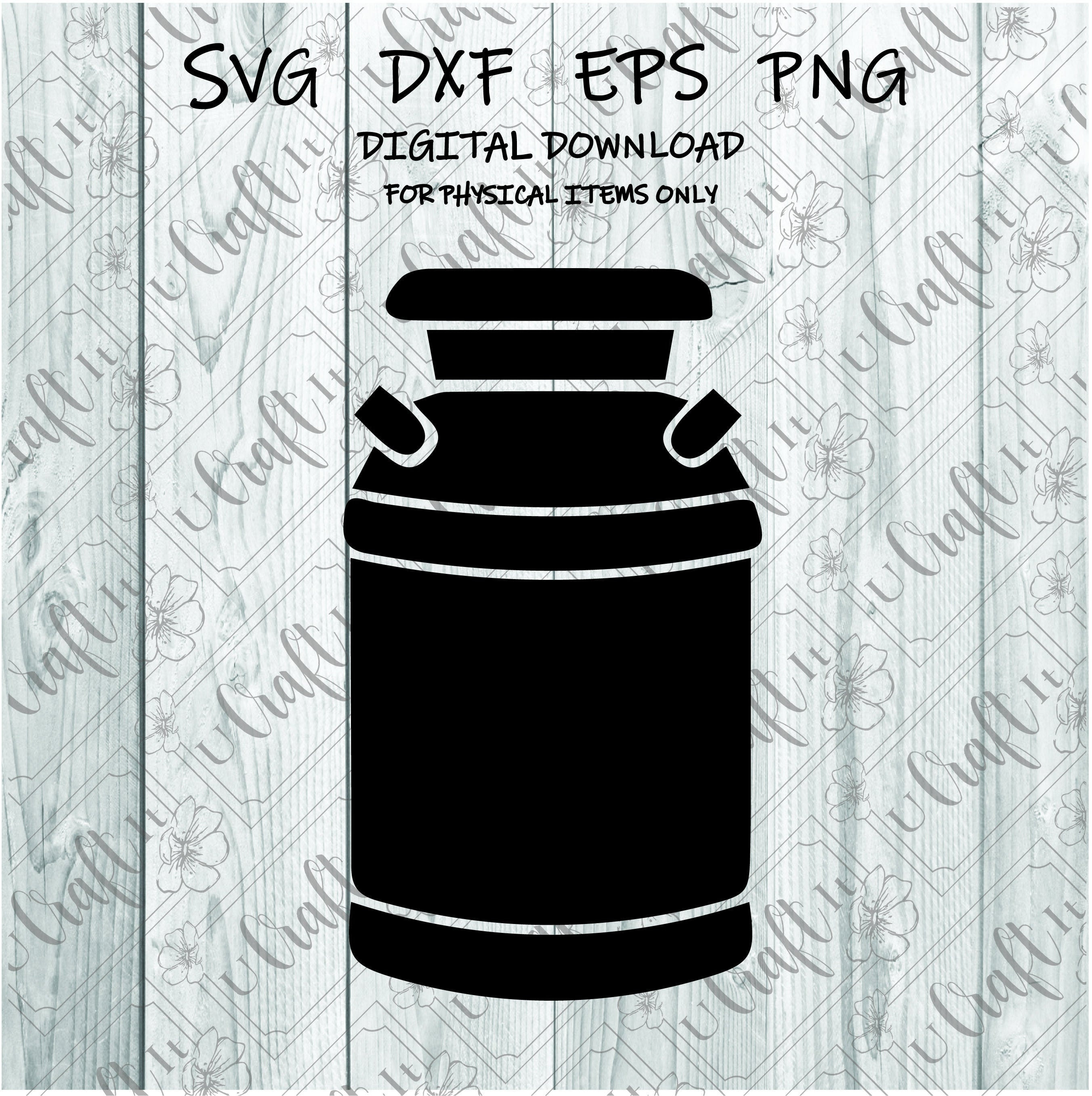 Milk Jug Svg - Milk Jug Clipart - Milk Jug Cut File - Dairy Svg - Dairy ...