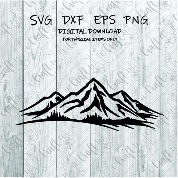Berg SVG Berge SVG Berg Clipart Berg Silhouette Berg | Etsy Österreich