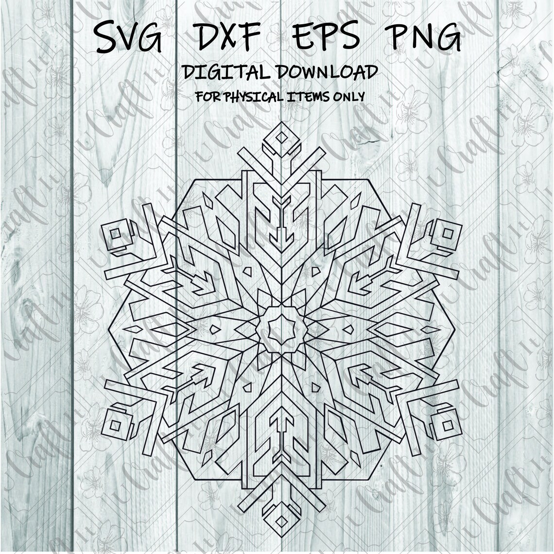 Snowflake Svg - Snowflake Mandala Svg - Mandala Svg - Winter Svg ...