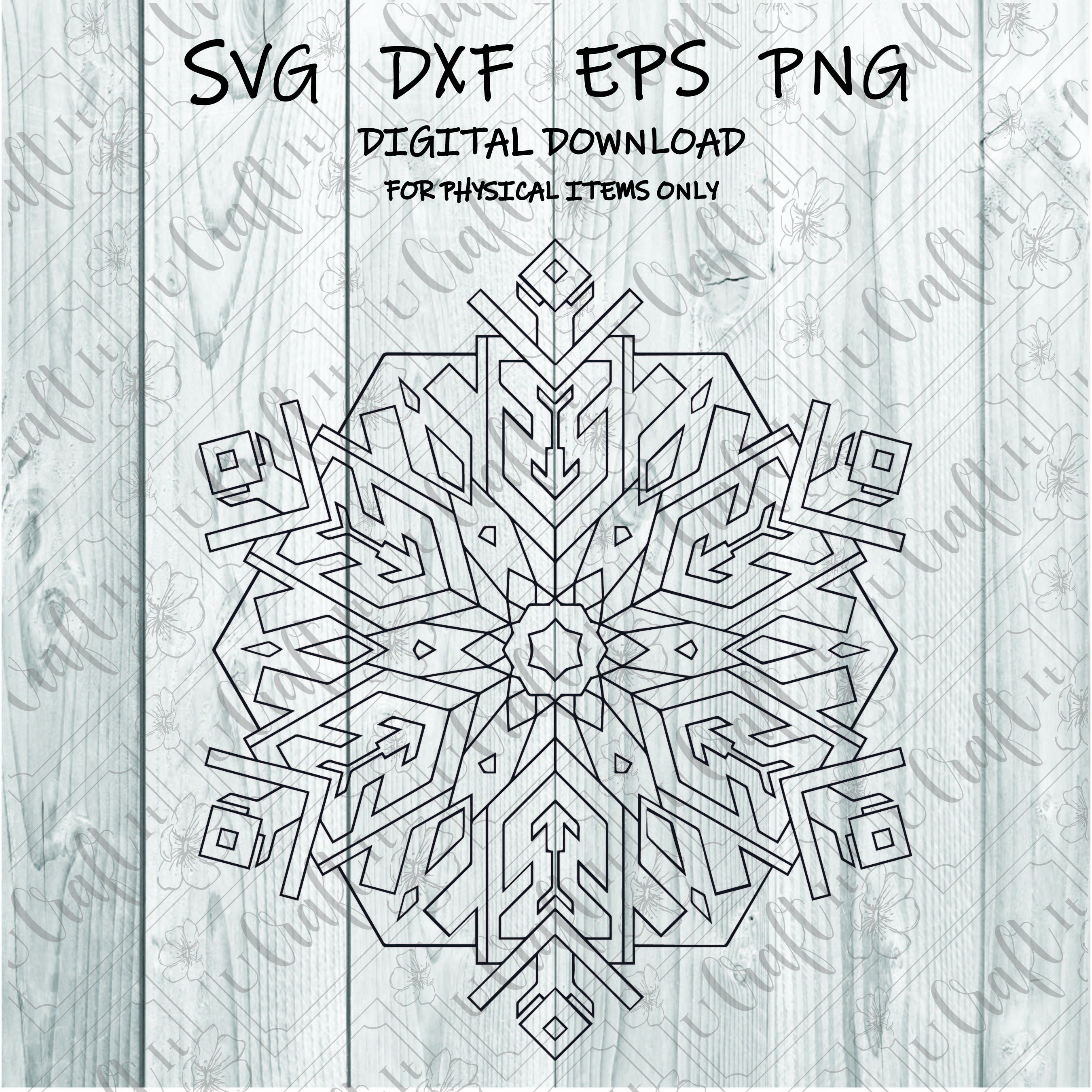 Snowflake Svg - Snowflake Mandala Svg - Mandala Svg - Winter Svg ...