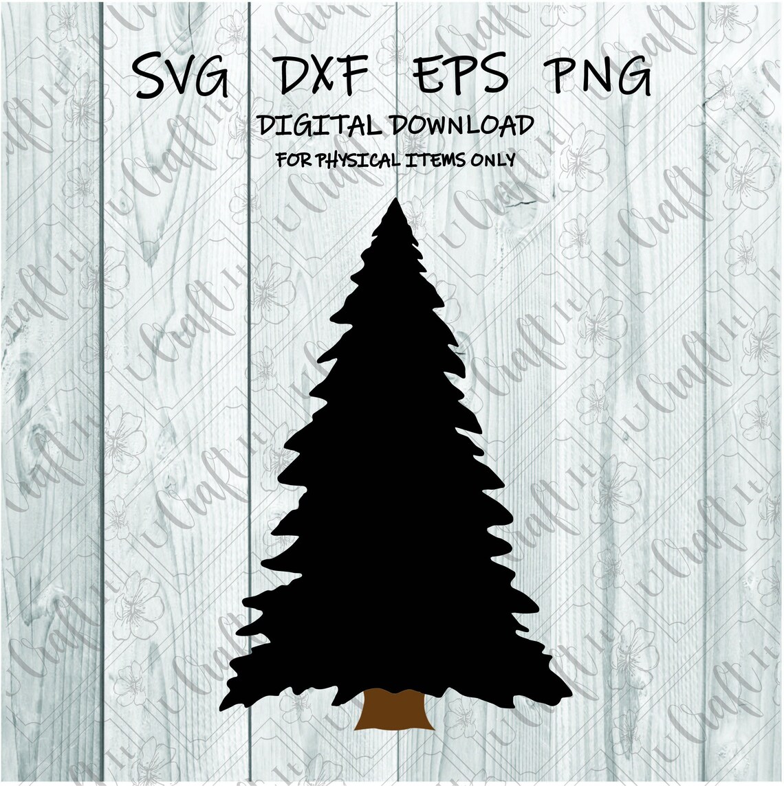 Evergreen Tree SVG - Evergreen Tree Clipart - Tree SVG - Tree Clipart ...