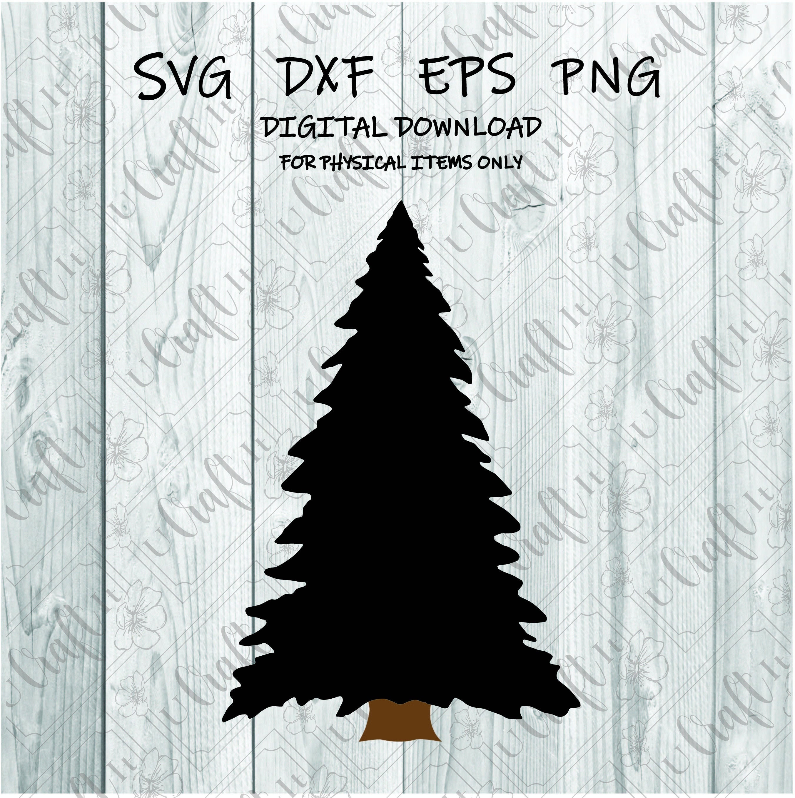 Evergreen Tree SVG - Evergreen Tree Clipart - Tree SVG - Tree Clipart ...
