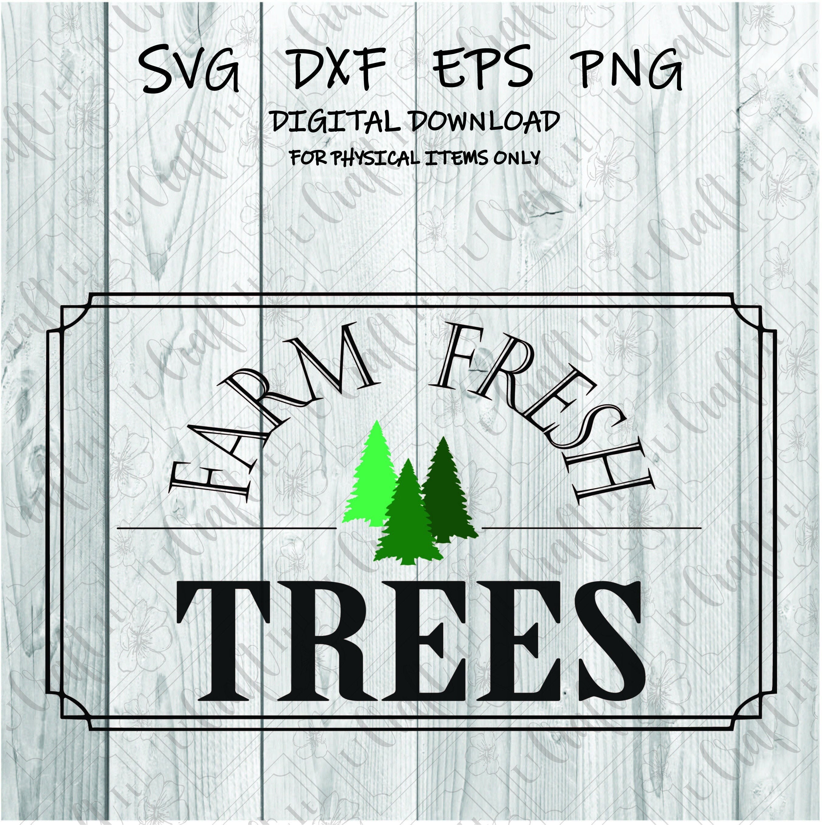Farm Fresh Trees SVG - Farm Fresh Trees Sign Svg - Farm Fresh SVG ...