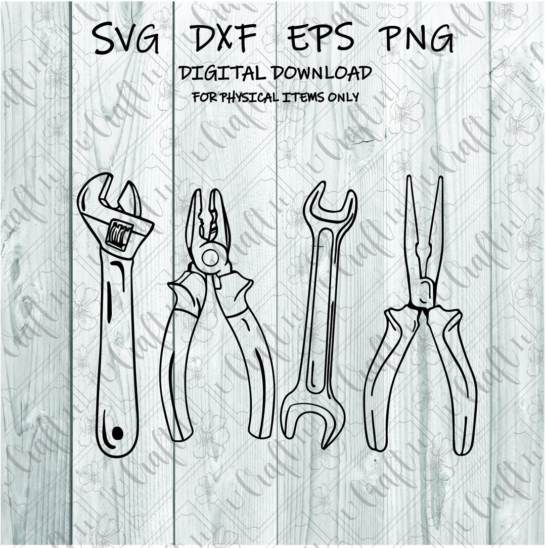 Tools Svg - Mechanical Tools - Working Tools - Tools Silhouette - Tools ...