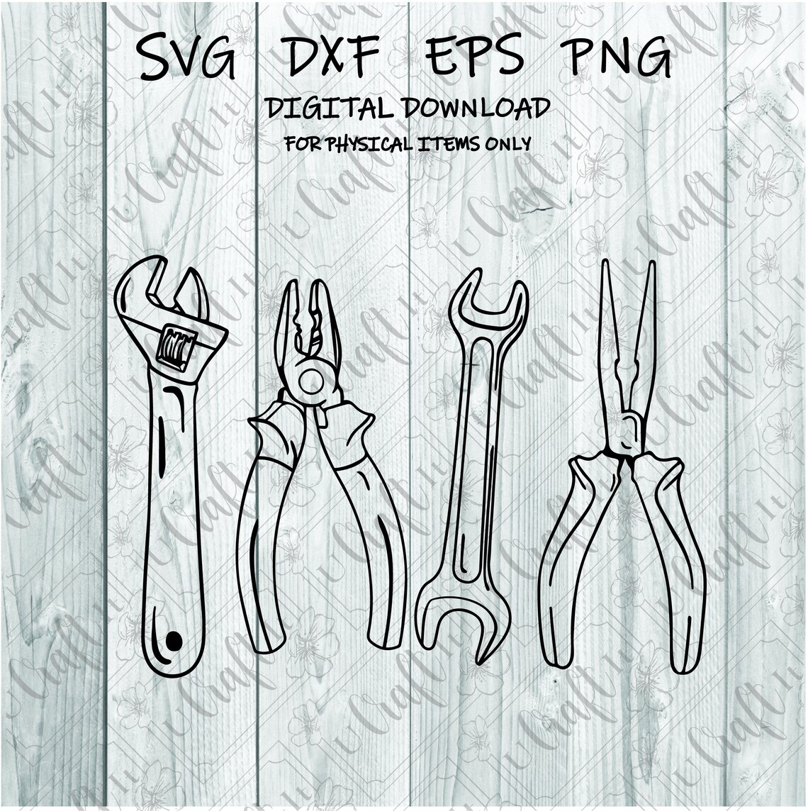 Tools Svg - Mechanical Tools - Working Tools - Tools Silhouette - Tools ...