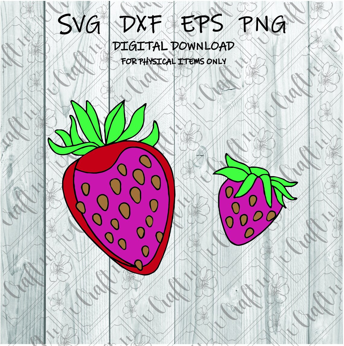 Strawberry Svg - Strawberry Clipart - Strawberry Cut File - Spring ...