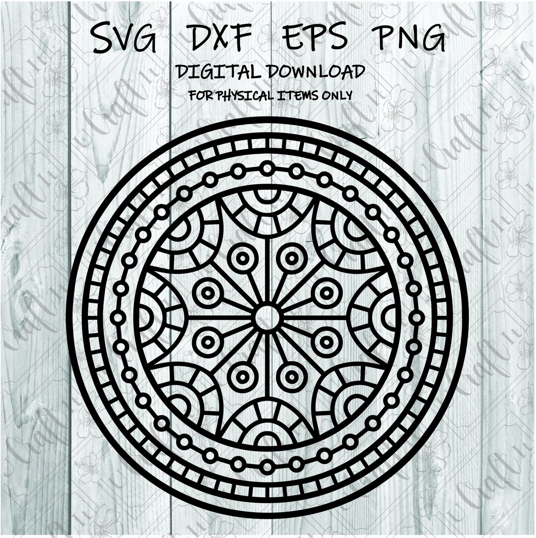 Mandala Svg - Mandala Clip Art - Mandala Cut File - Circle Mandala ...