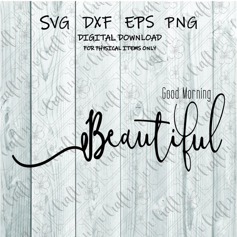 Good Morning Beautiful Hello Handsome SVG Good Morning Svg - Etsy
