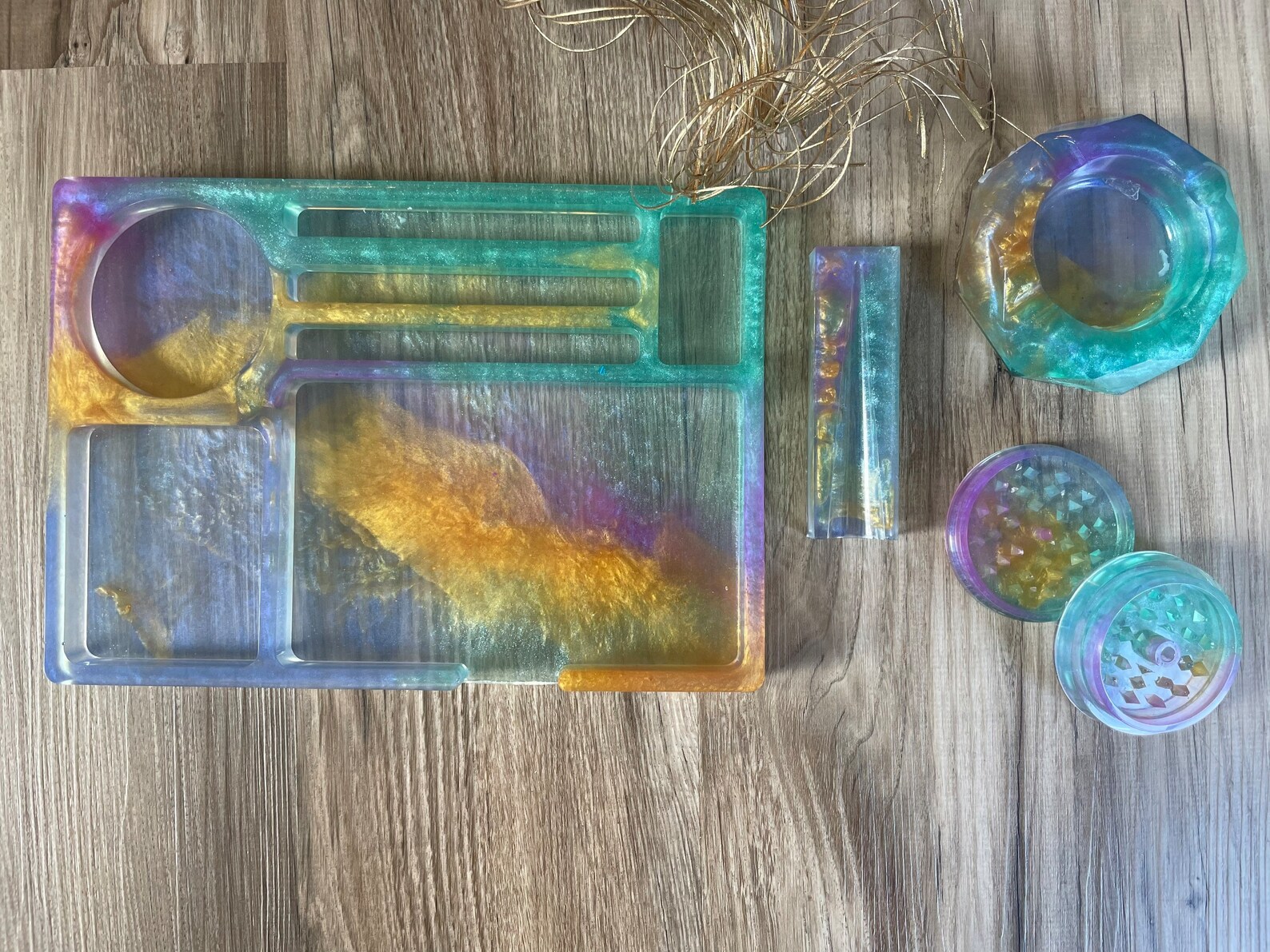 5 Piece Rolling Tray Sets - Etsy