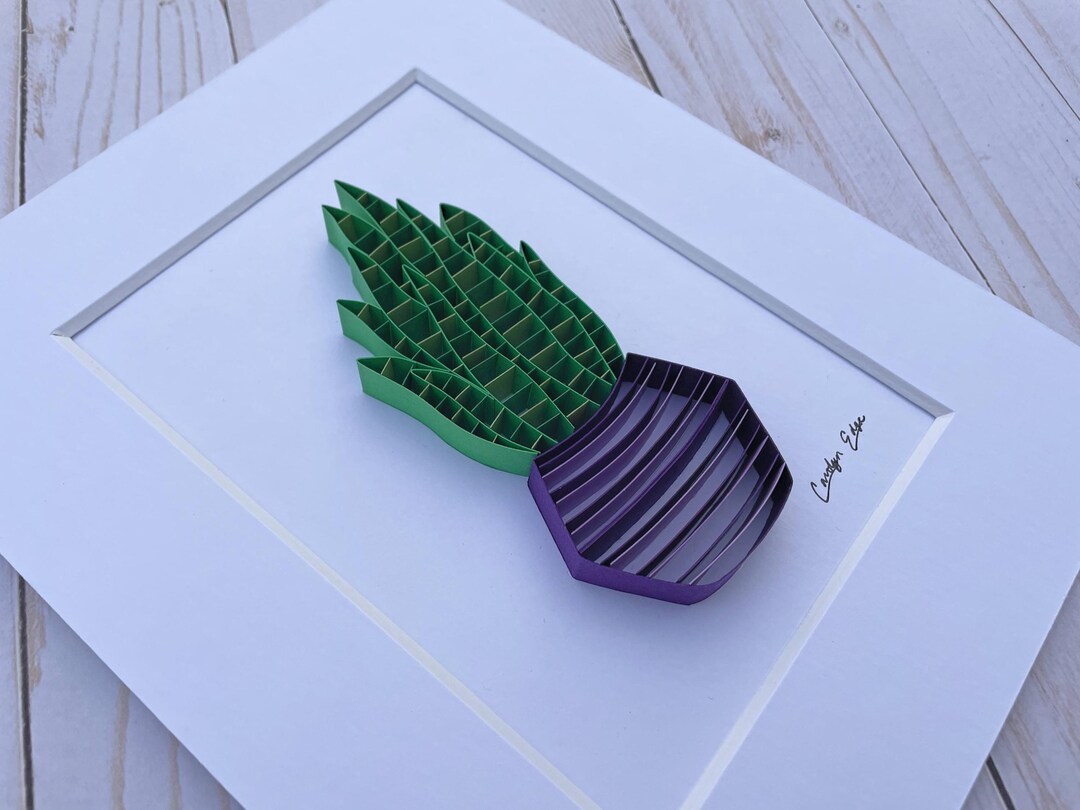 Snake Plant - Succulent Art- Paper Quilling Artwork - Etsy