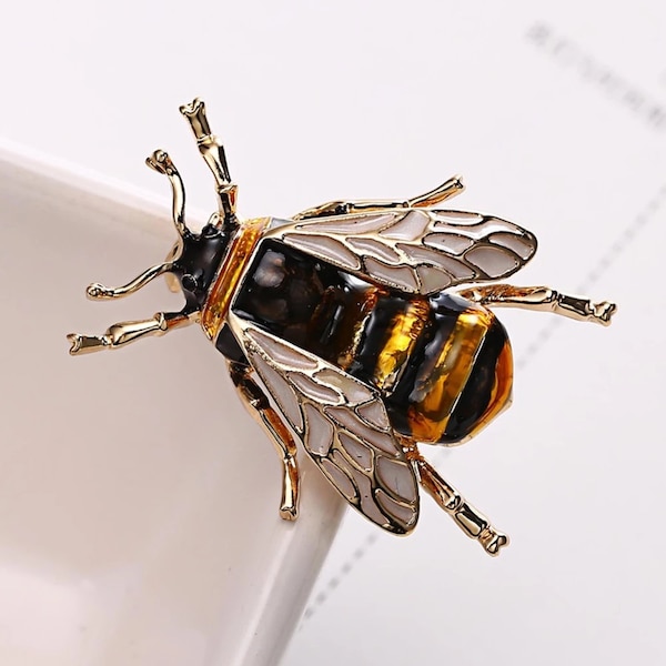 Bumblebee Brooch - Etsy