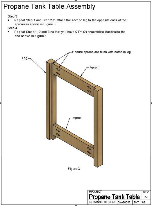 Propane Tank Table Build Plans - Etsy