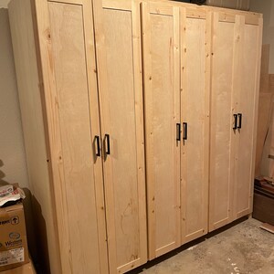 Standing Cabinet Build Plans - 7' X 7' X 2' - Etsy