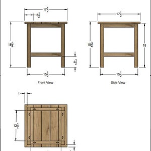 Outdoor Table Build Plans - Etsy