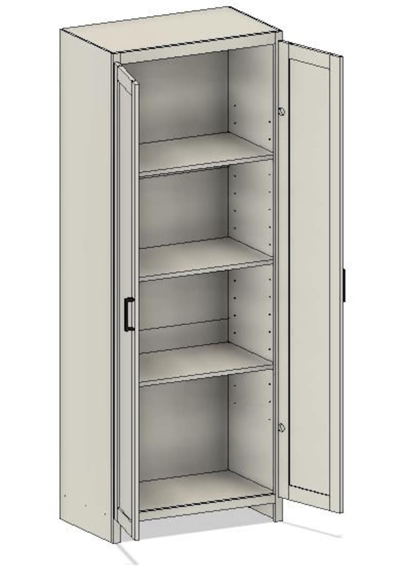 Standing Cabinet Build Plans - 32" X 18" X 7' - Etsy