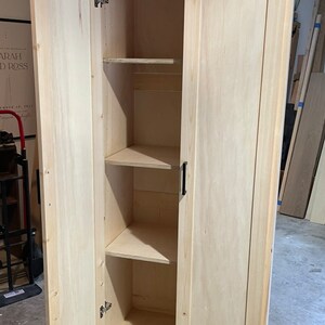 Standing Cabinet Build Plans - 32" X 18" X 7' - Etsy