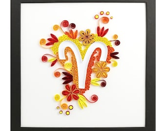 Zodiac Sign Quilling - Etsy