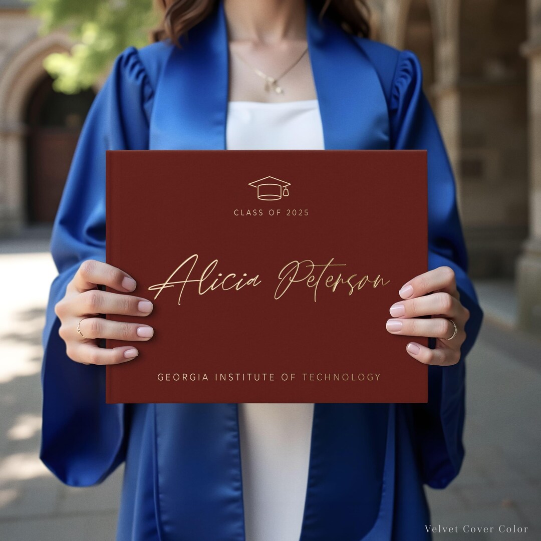Graduation Party 2025 Guest Book, Custom Graduation Guestbook, Graduate ...