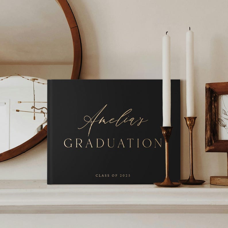 Graduation Party 2026 Guest Book, Personalized College Graduate ...
