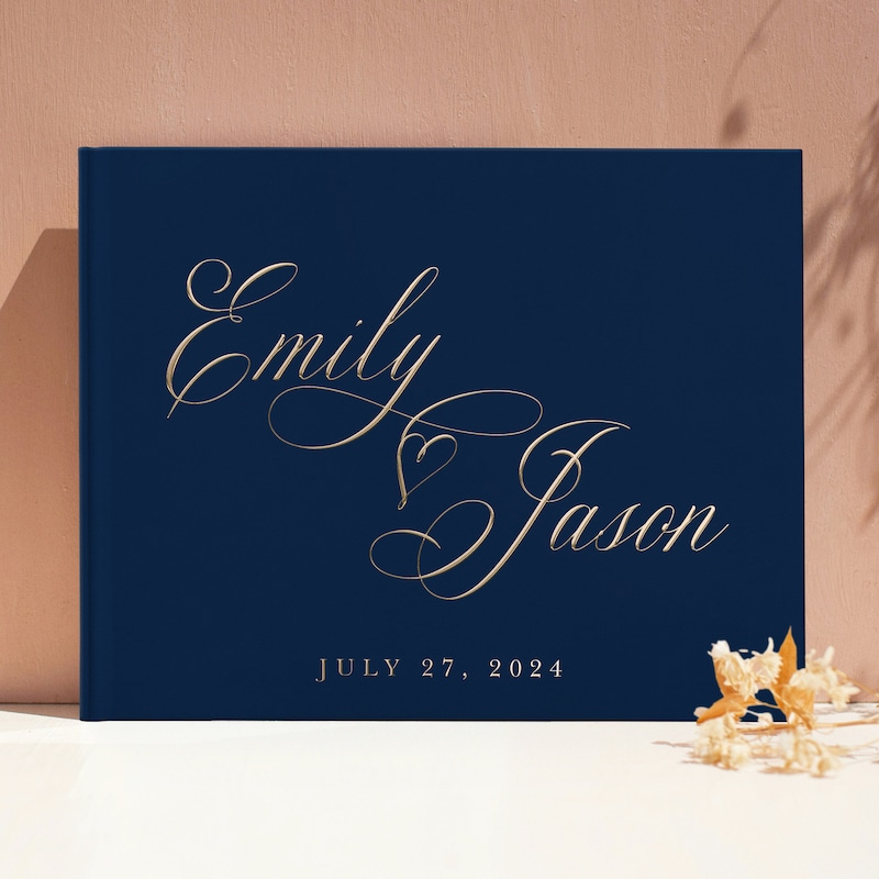 Navy Blue Hardcover Book - Etsy