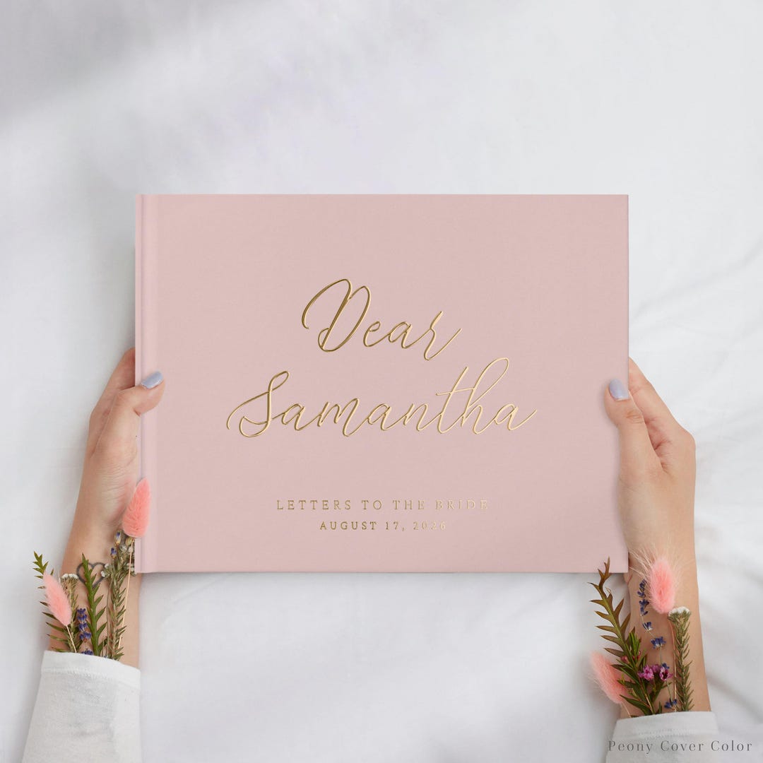 Bachelorette Party Guest Book, Letters to the Bride Guestbook ...