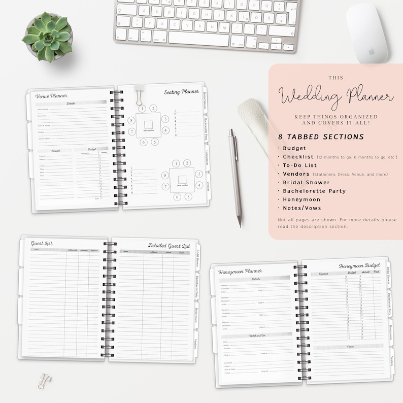 Custom Wedding Planner Personalized Wedding Planning Book - Etsy