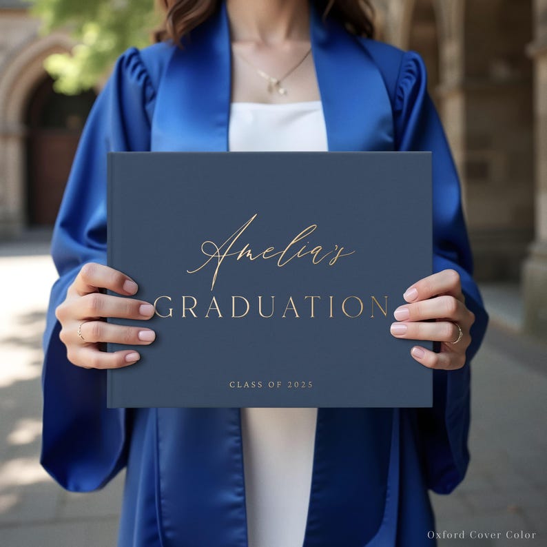 Graduation Party 2026 Guest Book, Personalized College Graduate ...