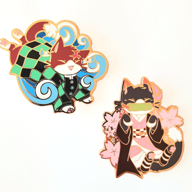 Demon Slayer Pin - Etsy