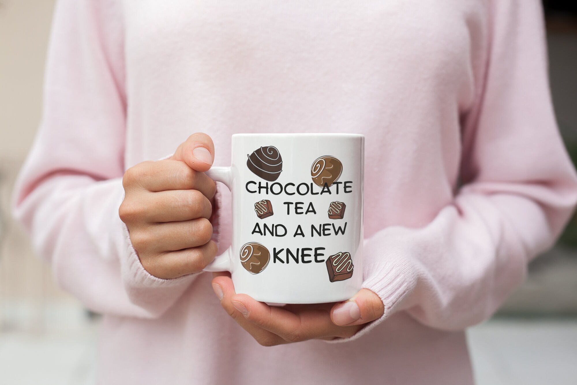 Knee Replacement Gift Knee Surgery Tea Cup Joint Replacement Gift Rehab ...