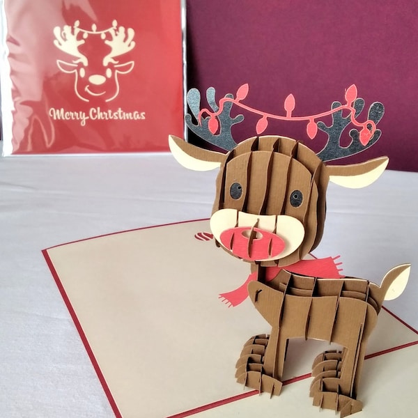 Pop up Christmas Cards - Etsy
