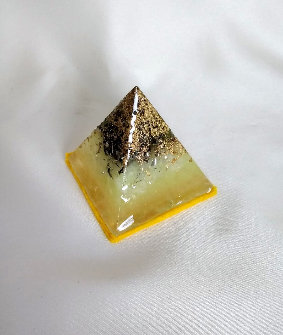Orgonite Pyramid (medium) With Strong Glow in the Dark - Etsy