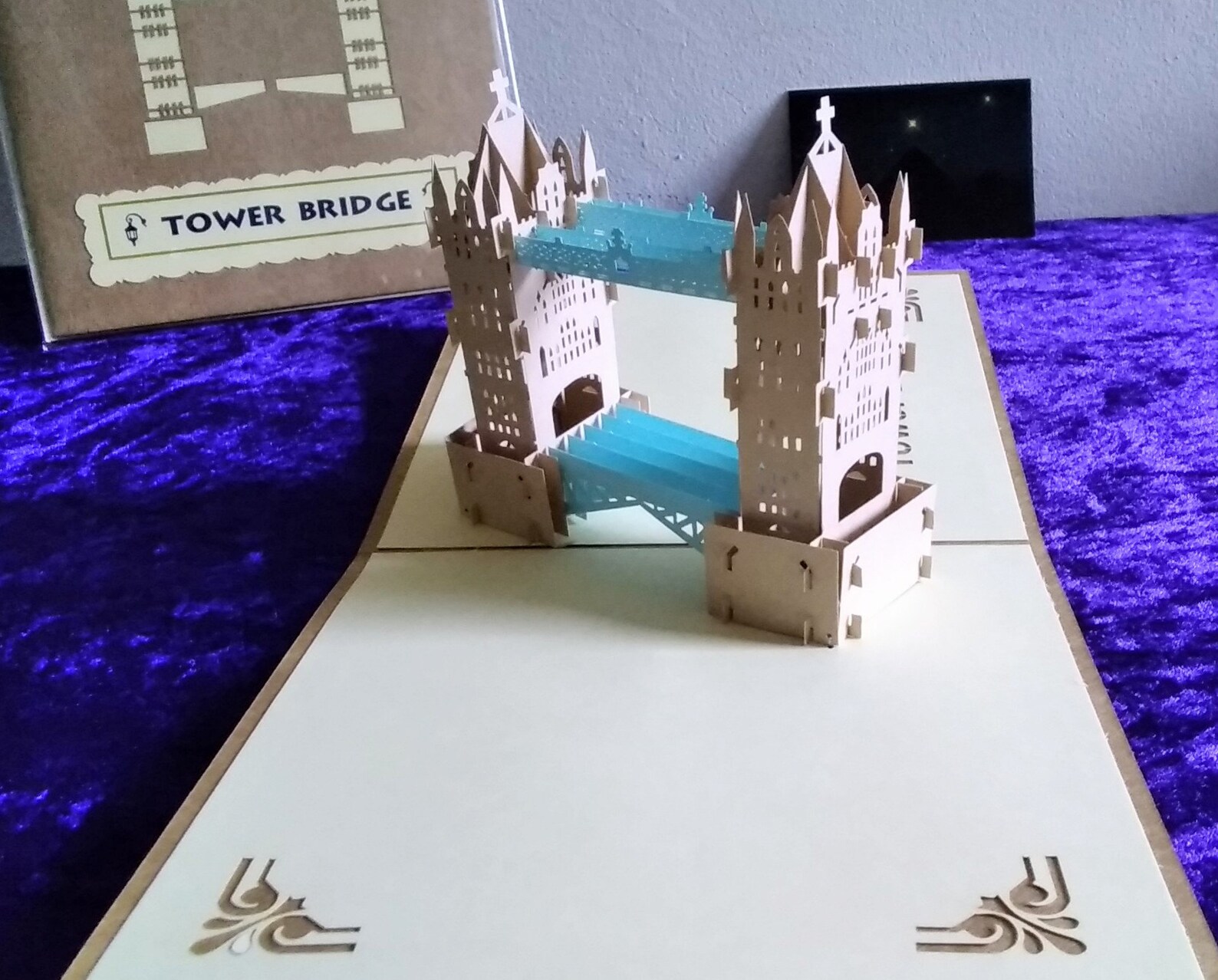 London Tower Bridge 3D Kirigami Pop-up Greeting Card With Enveloppe - Etsy