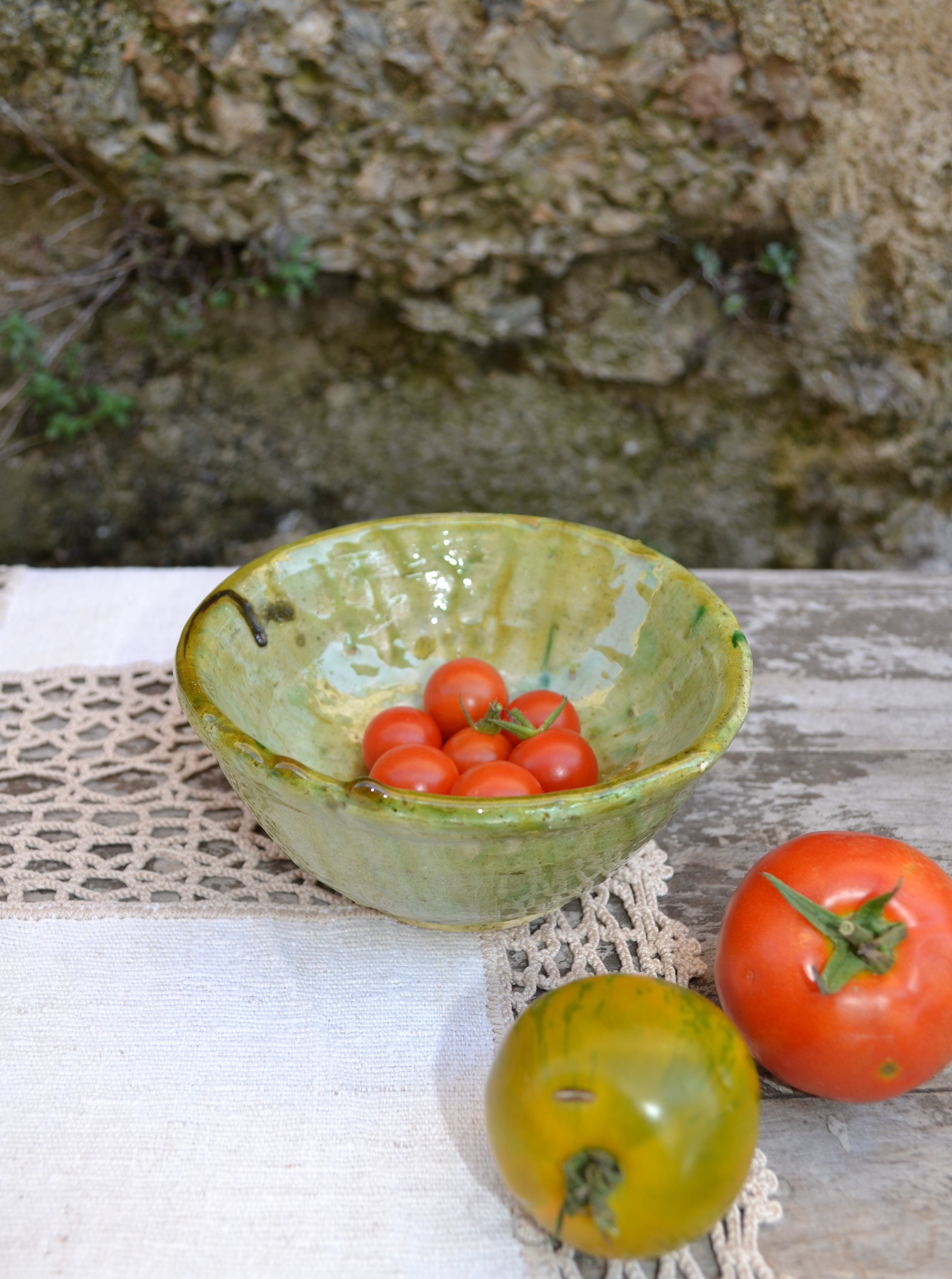 Glazed Bowl / Raw, Authentic and Perfectly Imperfect TAMEGROUTE Pottery ...