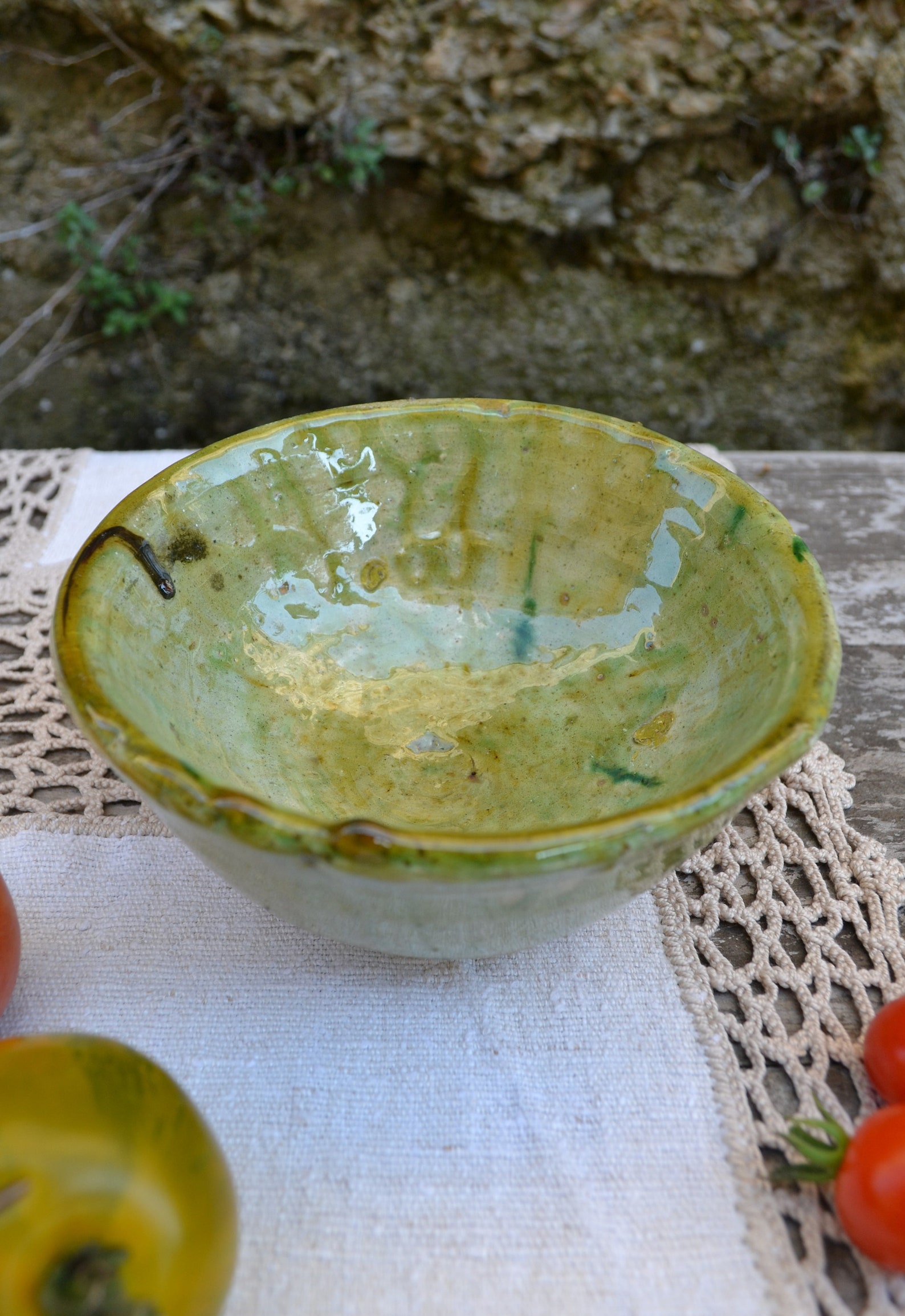 Glazed Bowl / Raw, Authentic and Perfectly Imperfect TAMEGROUTE Pottery ...