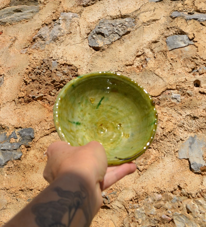 Glazed Bowl / Raw, Authentic and Perfectly Imperfect TAMEGROUTE Pottery ...