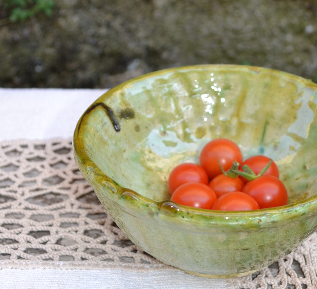 Glazed Bowl / Raw, Authentic and Perfectly Imperfect TAMEGROUTE Pottery ...