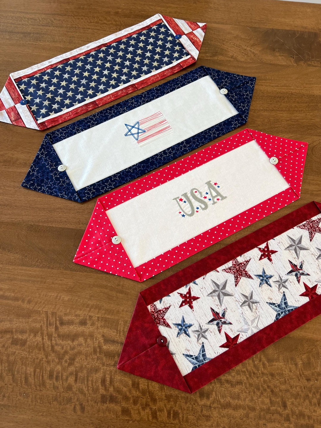 USA Mini Table Runner, America Table Runner, 4th Ofjuly, Memorial Day ...