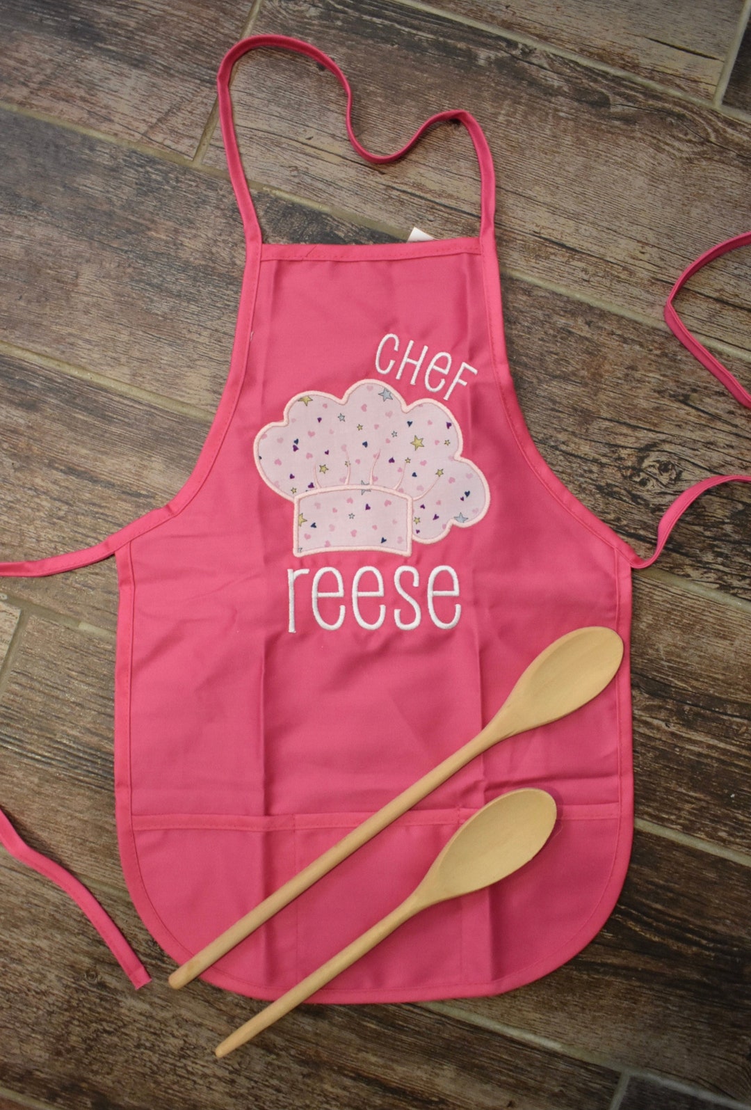 Personalized Kid Apron, Embroidered Baking Apron - Etsy