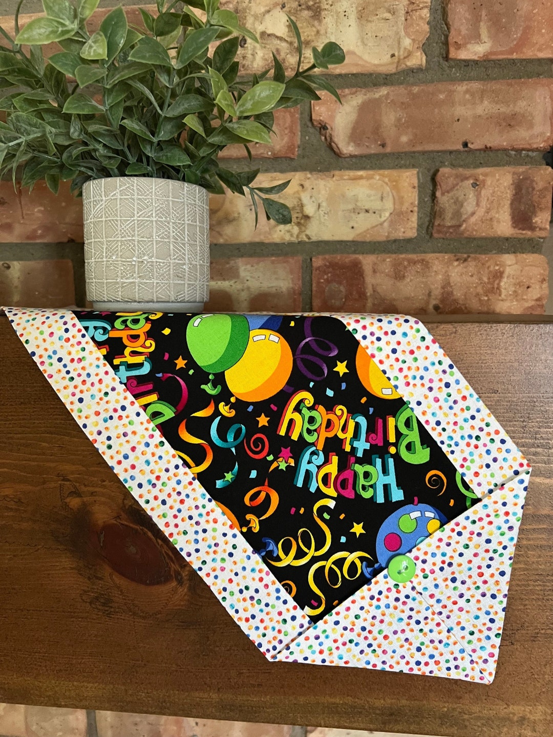 Mini Table Runner, Various Options, Stars, Polka Dots, Mickey, Small ...