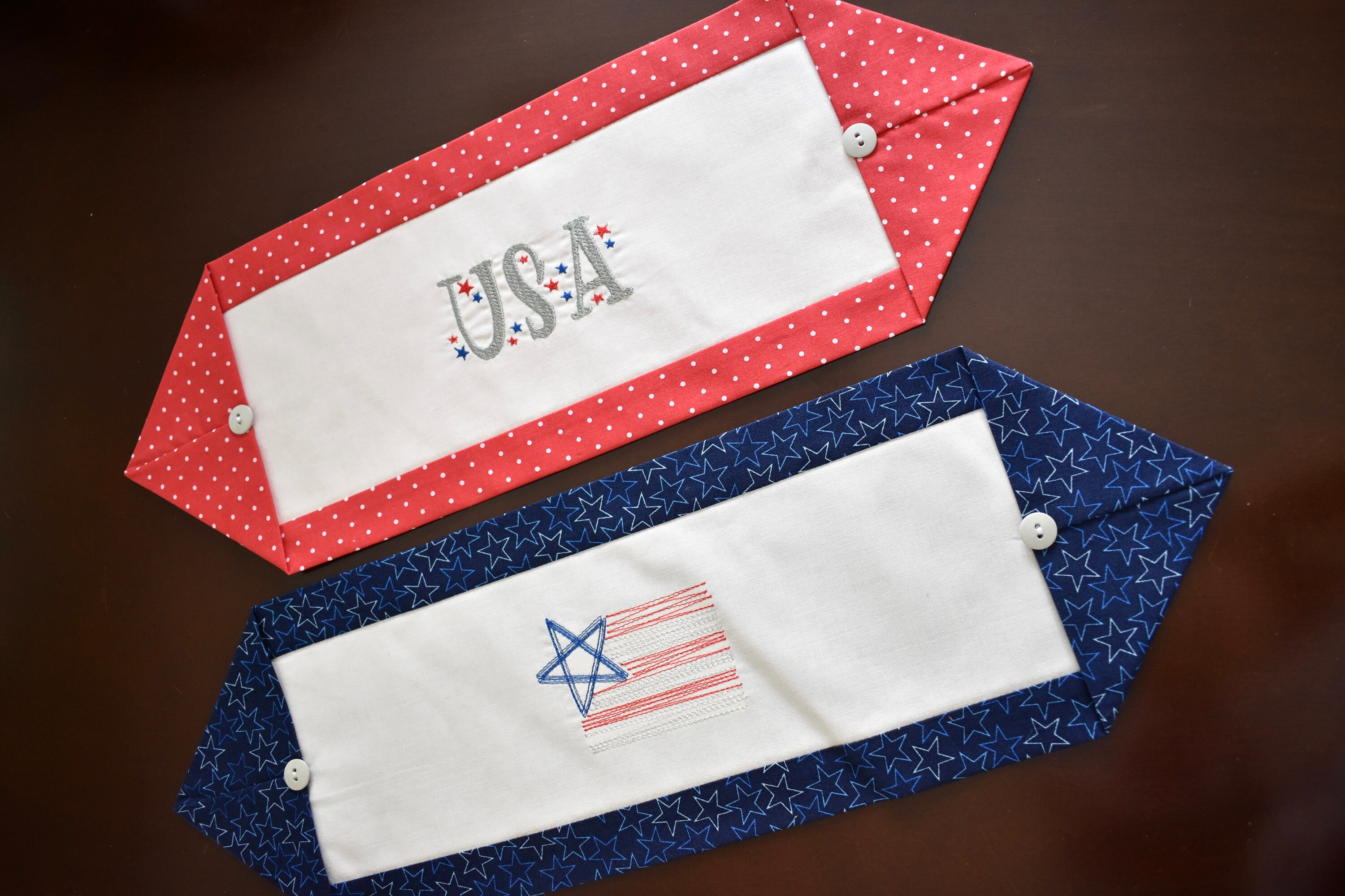 USA Mini Table Runner, America Table Runner, 4th Ofjuly, Memorial Day ...